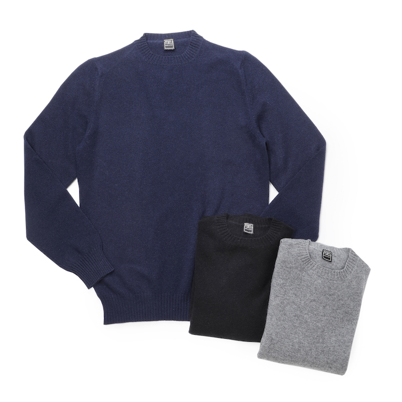 B.R.ONLINE - Style Web Magazine & Online Shop | ビー・アール・オンライン | フェデリ / クルーネック ニット(カシミア)/ARG PERSIA ML